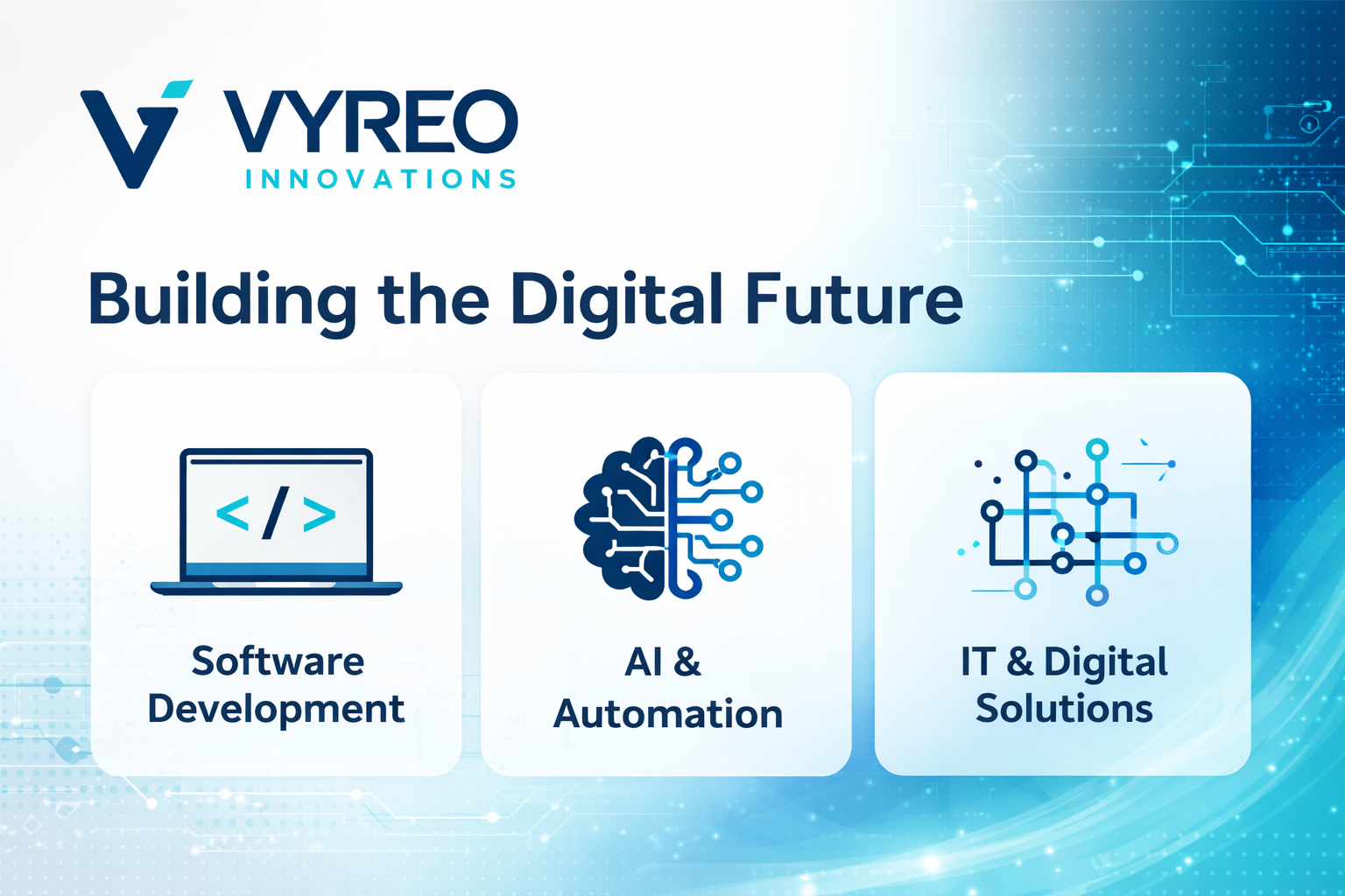 Vyreo Innovations | Software Development, AI & Digital Solutions